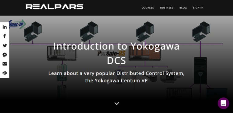 Resources to Learn Yokogawa Centum VP DCS - WOIN